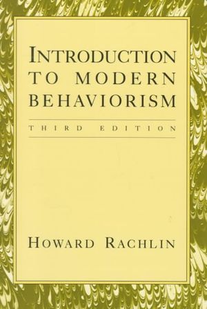 Introduction to Modern Behaviorism