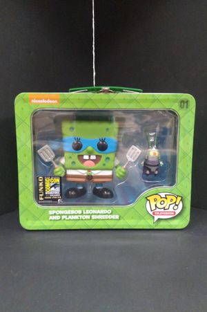 Spongebob Leonardo and Plankton Shredder