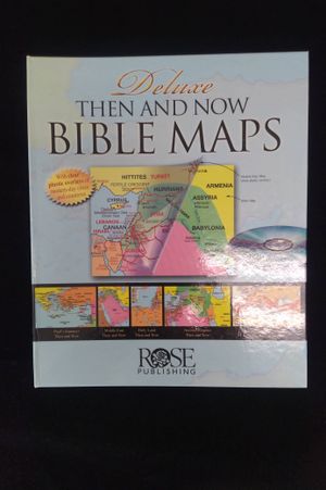 Deluxe Then and Now Bible Maps with CD-Rom: Bible Atlas with Clear ...